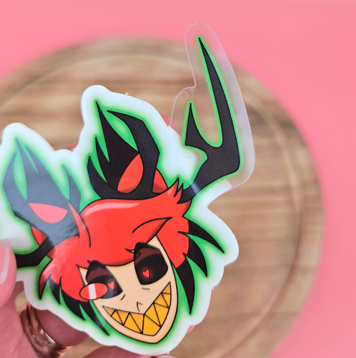Alastor Inspired Vinyl Sticker – Darling Ear Shop