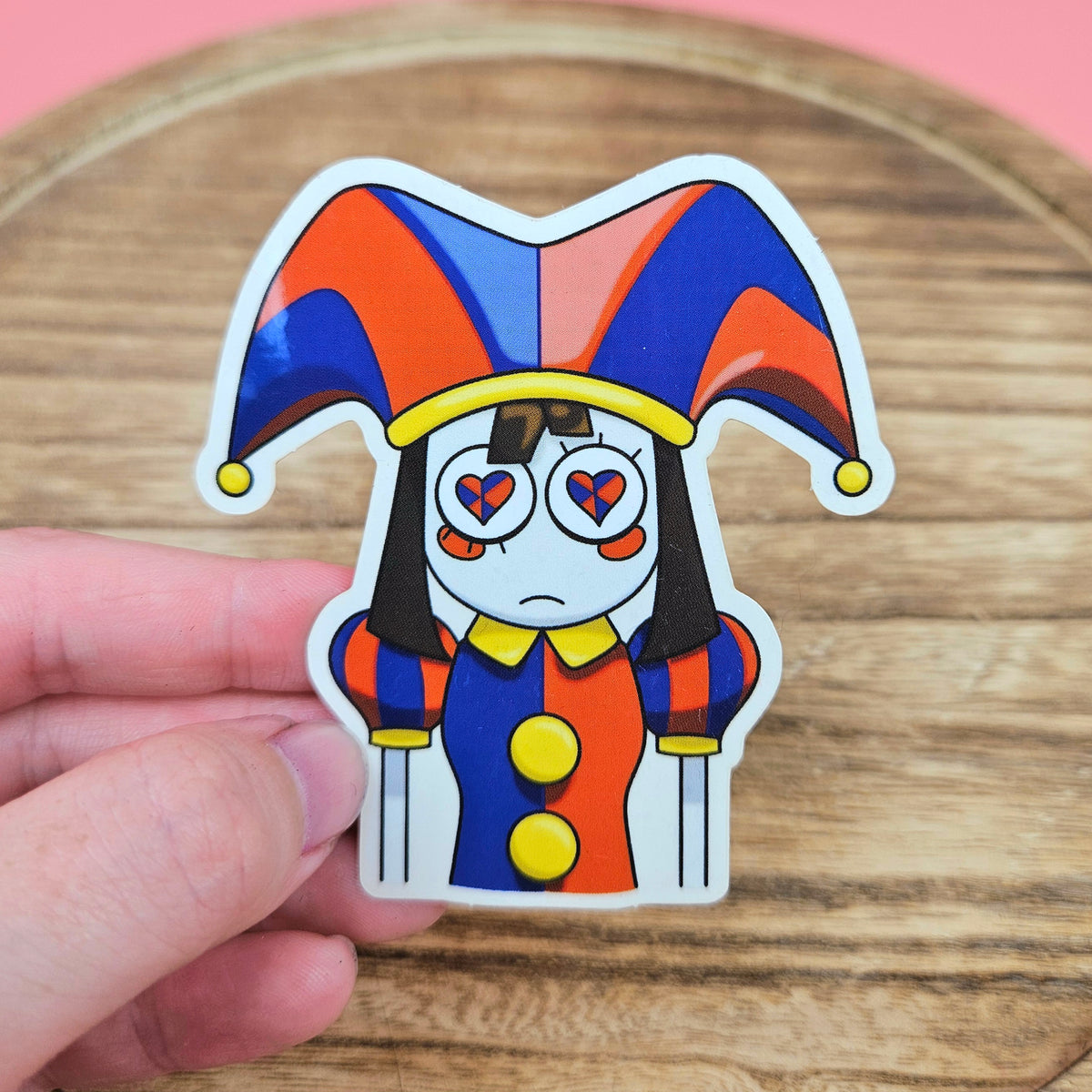 Pomni Inspired Vinyl Sticker – Darling Ear Shop